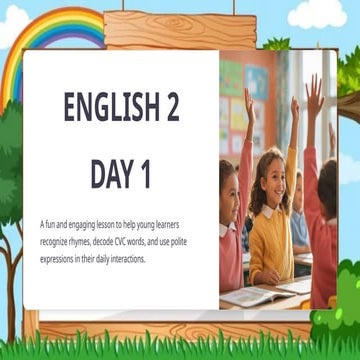 Q3-WEEK1-ENGLISH-day-1.pptx POWER POINT PRESENTATION IN ENGLISH 2 WEEK 1 QUARTER THREE | PPTX