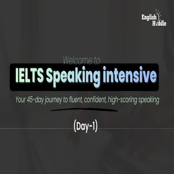 Mastering IELTS Speaking Part 1: Stop Short & Memorized Answers | PPTX
