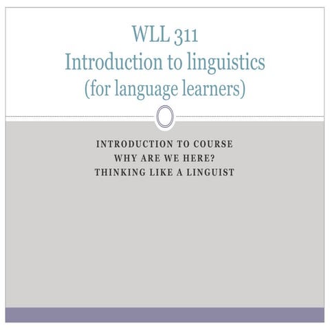 Insight for Teaching English Linguistics in the classroom .pptx