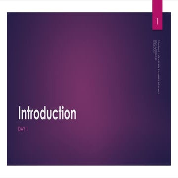 Day 1 - Introduction Day 1 - IntroDay 1 - Introduction.pptx