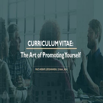 Making CV - The Art of Promoting Yourself.pptx