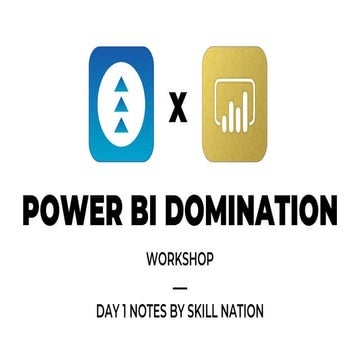 power BI notes on basics. Introduction to power BI | PDF