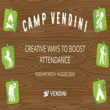 Creative Ways to Boost Attendance | PPT