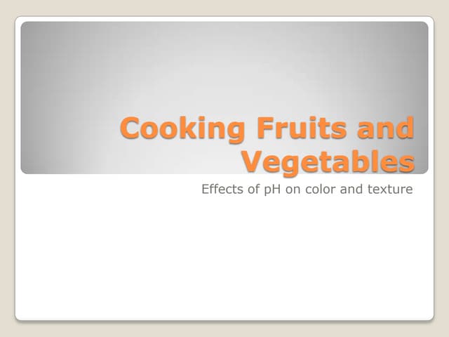 flavor & color components of Vegetables.pptx