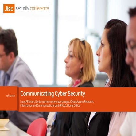 Communicating cybersecurity | PPTX