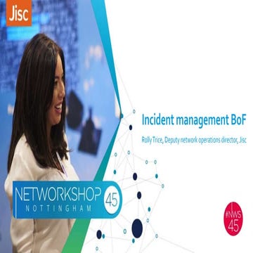Network incident communications | PPTX