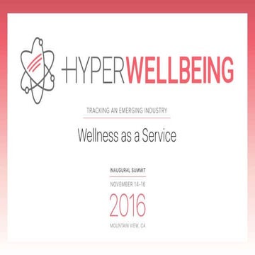 "The Future of Clinical Practice will be Optimizing Health" - Molly ...