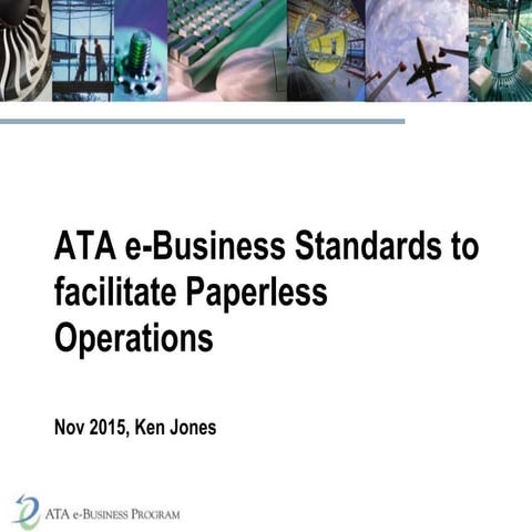 ATA e-Aviation Business Standards Overview | PDF
