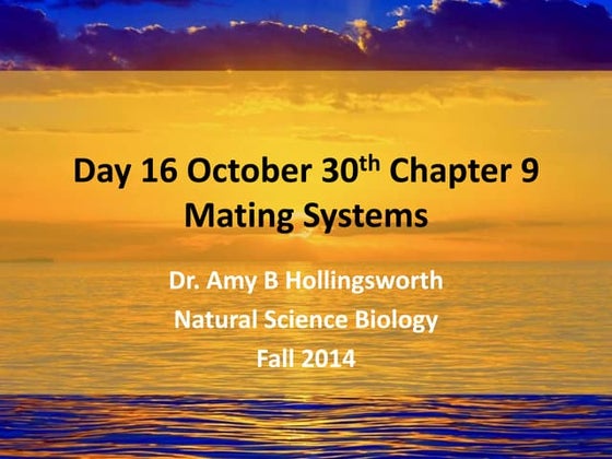 Diallele selective mating system | PPTX | Genetics | Science