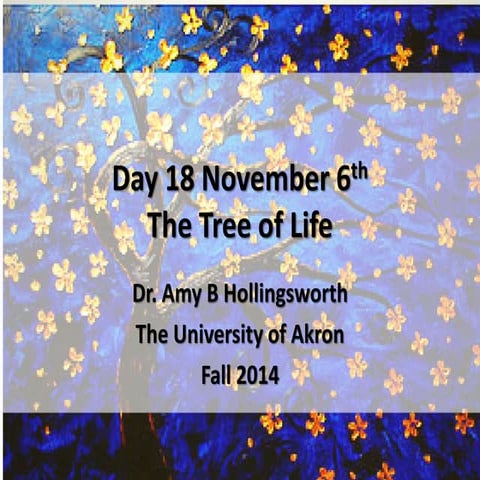 Evolutionary Trees and The Diversity of Life | PPTX
