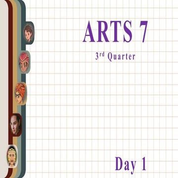 DAY 1 ARTS7 3RD Quartervideo.pptx