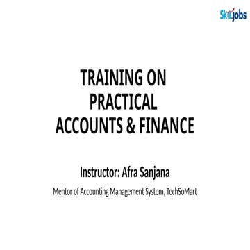 Accounting software details ,Accounting training | PPTX