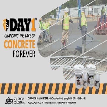 Day1 Concrete Finishing Aid | PPTX