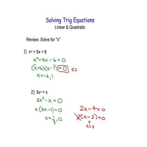 How to solve single and double equations | PPTX