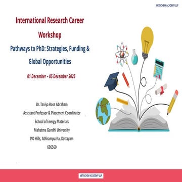 PhD Research Training Courses for Scholars | PDF