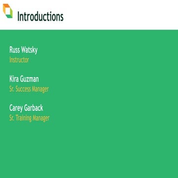 Day1 introductions | PPT