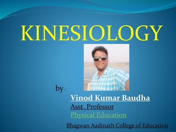 Kinesiology | PPT