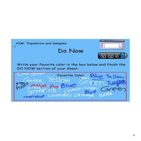 Sample and population | PPT