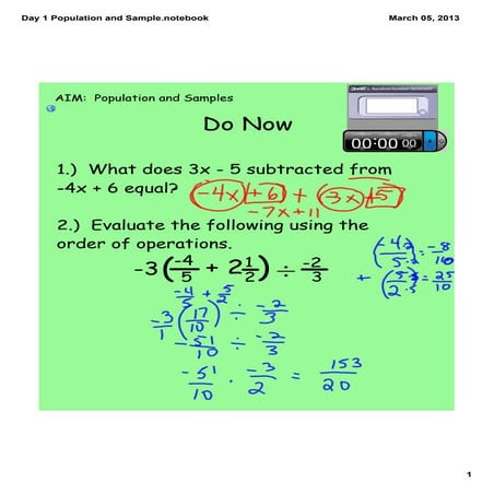 Population and Sample | PPSX