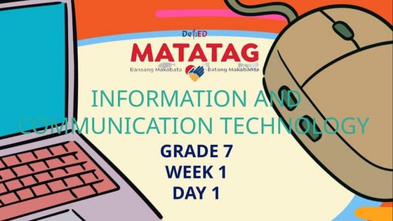 GRADE 7 ICT- Week 1-Sectors of ICT and Its career Business ...