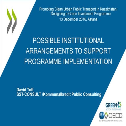 Day1 session1 institutional arrangements | PPTX | Government Support and Welfare | Financial ...