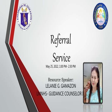 DAY 1 SESSION 2 - REFERRAL SERVICE.pptx