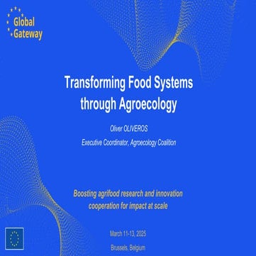Agroecology based research & innovation for food system transitions | PDF