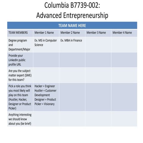 Day 1 template | PPTX | Business | Business and Finance