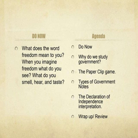 Day 2/ Types of Government Notes | PPTX