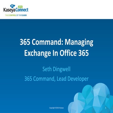 365 Command: Managing Exchange in Office 365 | PDF | Operating Systems | Computer Software and ...