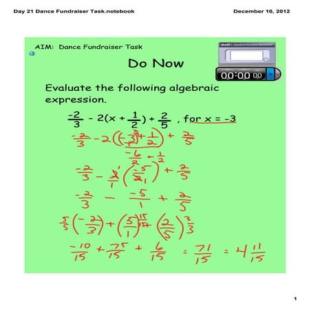 Day 21 dance fundraiser task | PDF