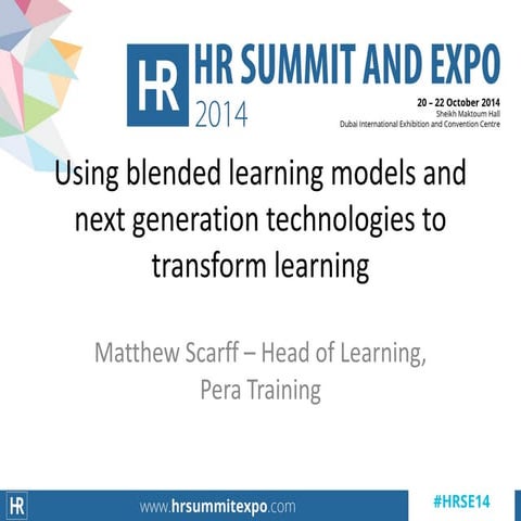 Using Blended Learning Models and Next-Generation Technology to ...