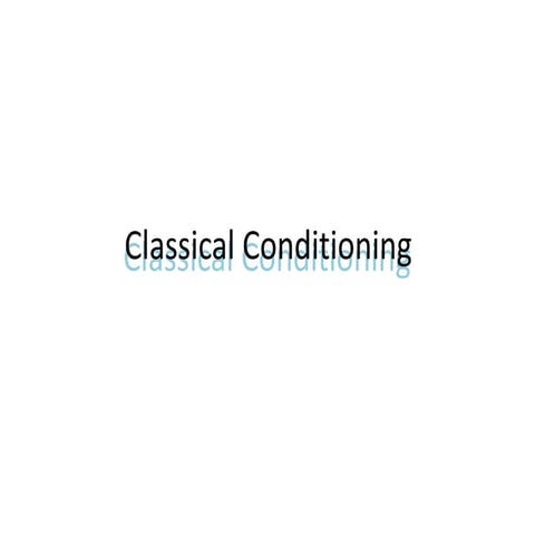 PsychofArt - Day 28 classical conditioning | PPTX