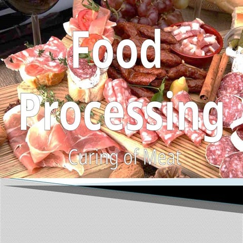 Day 2 Curing of Meat power point presentation | PPTX