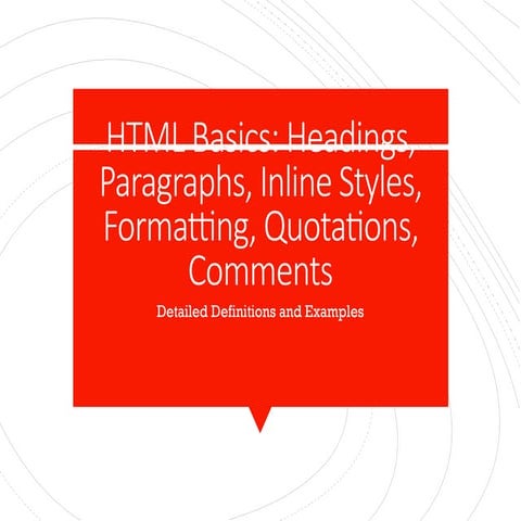 Day2_HTML_Basics_Headings_Paragraphs_Inl | PPTX