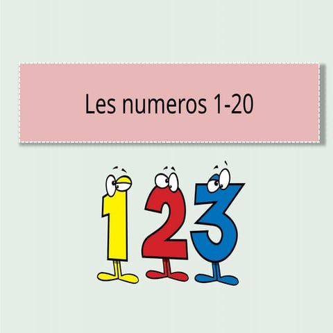 DAY 2 FRENCH NUMBERS one to twenty PPT.pptx