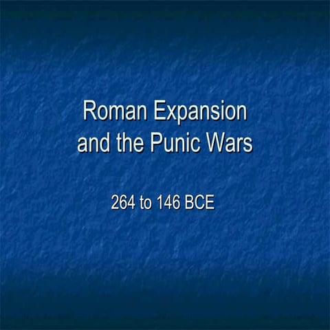Punic Wars | PPT