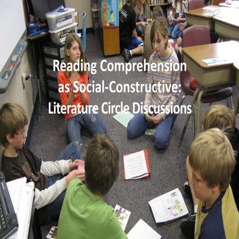 Reading comprehension as social constructive: Literature circles | PPTX