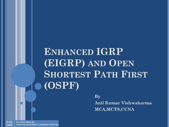 EIGRP (Enhanced Interior Gateway Routing Protocol) | PPTX | Computer ...