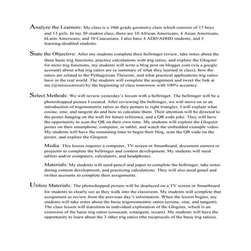 Detailed lesson plan for demonstration teaching | PDF