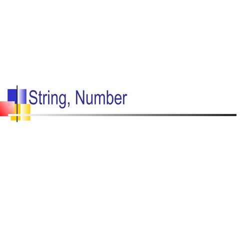 Day 3 php working with string, number | PPT
