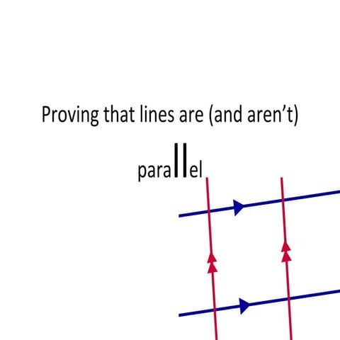 3rd Test - Proving lines are parallel | PPT
