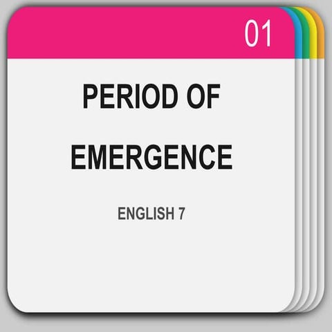 Day 3 day of emergence | PPTX