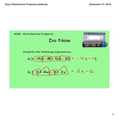 Distributive Property Exploration Activity.pptx