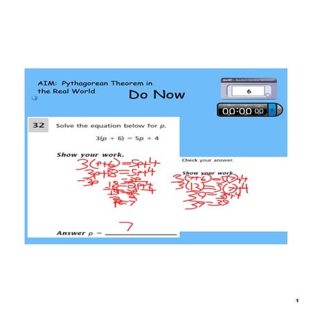Day 3 pythagorean real world | PDF