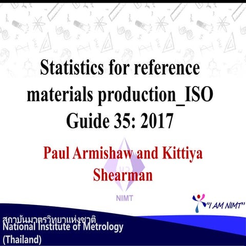 Day 3 Statistic for CRM_ISO Guide 35-stability study.ppt