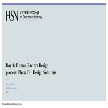 Human Computer Interaction Chapter 5 Universal Design and User Support ...
