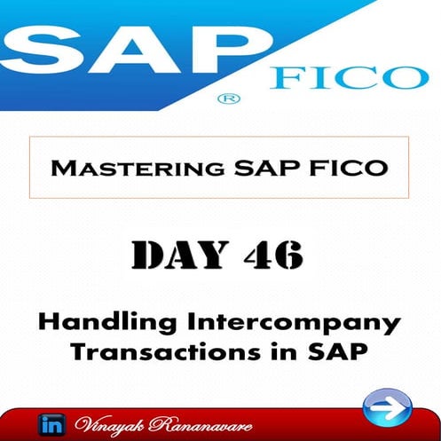 Handling Intercompany .Transactions SAP. | PDF