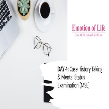 History taking in psychiatry | PPTX