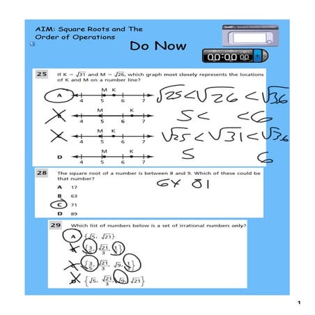 Day 4 order of operations | PDF